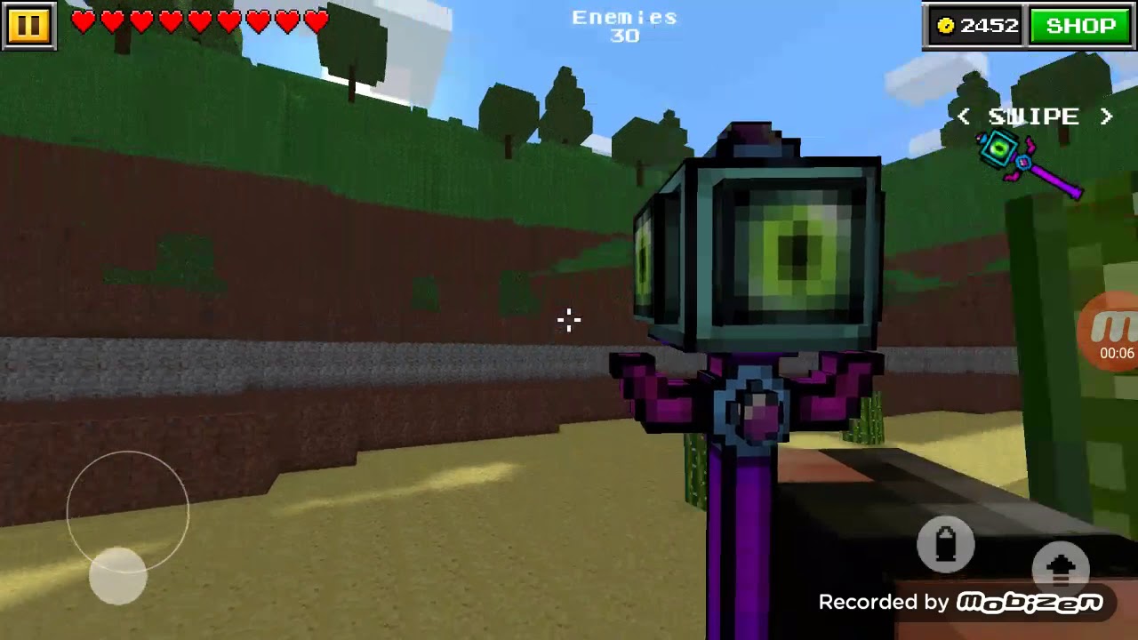 Pixel gun 3d block world lvl 1 - YouTube
