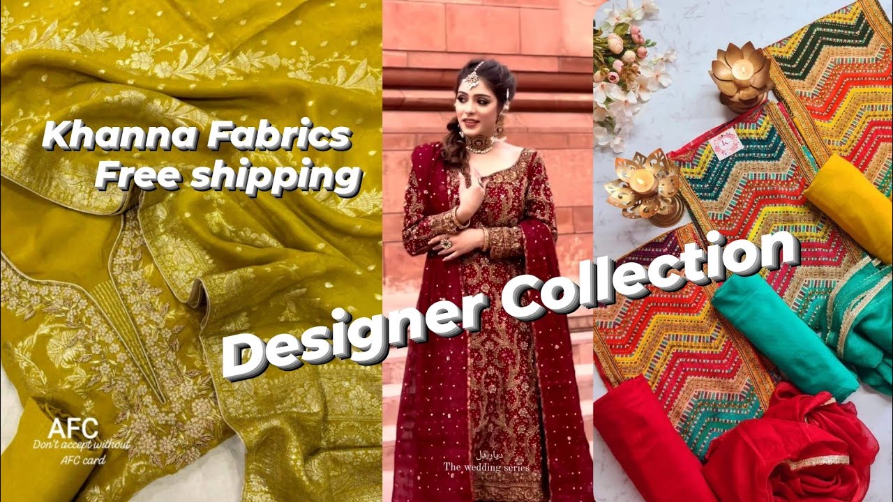 अब ऑफर में मिलेंगे ओरिजिनल पाकिस्तानी सूट | khanna fabrics | free ...