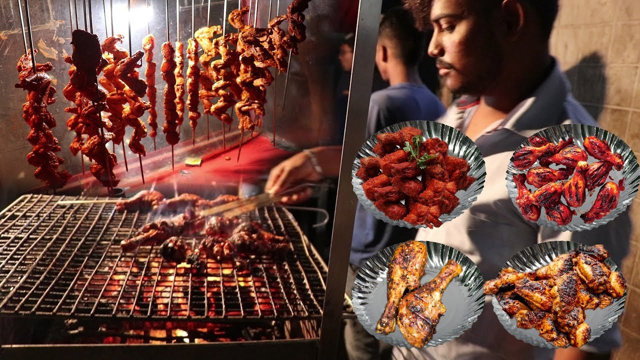Famous Roadside Grilled Chicken and BBQ Chicken | Best Indian Street ...
