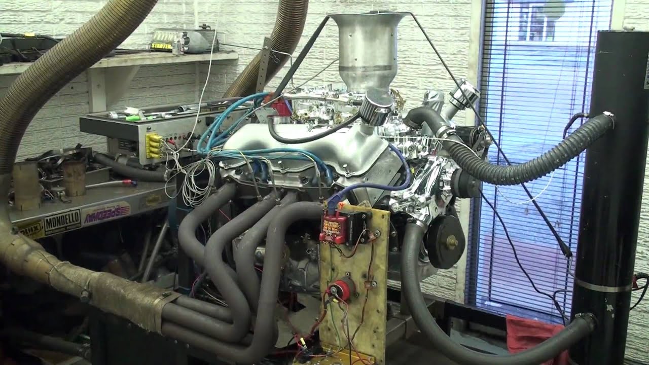 Chevy 409 Stroker Dyno Run - YouTube