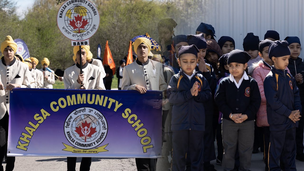 Khalsa Community School Celebrating Nagar Kirtan & Annual Khalsa Olympic Day 2024 - YouTube
