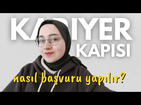 Kariyer Kapısı Ulusal Staj Programı | Nasıl Başvuru Yapılır?