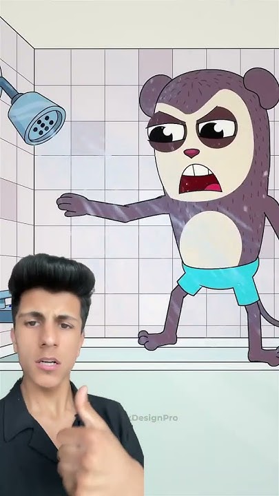 When You Trying To Find Perfect Balance In The Shower But Its To
