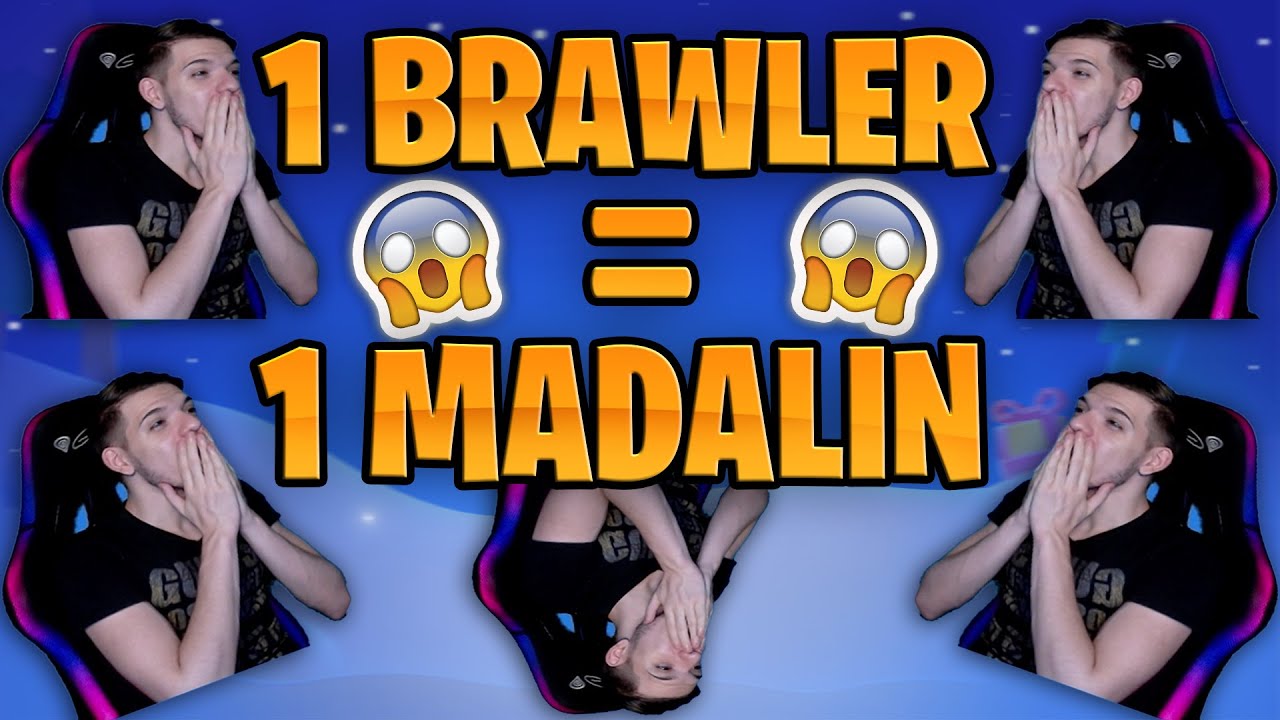LA FIECARE BRAWLER NOU APARE CATE UN MADALIN! Brawl Stars - YouTube