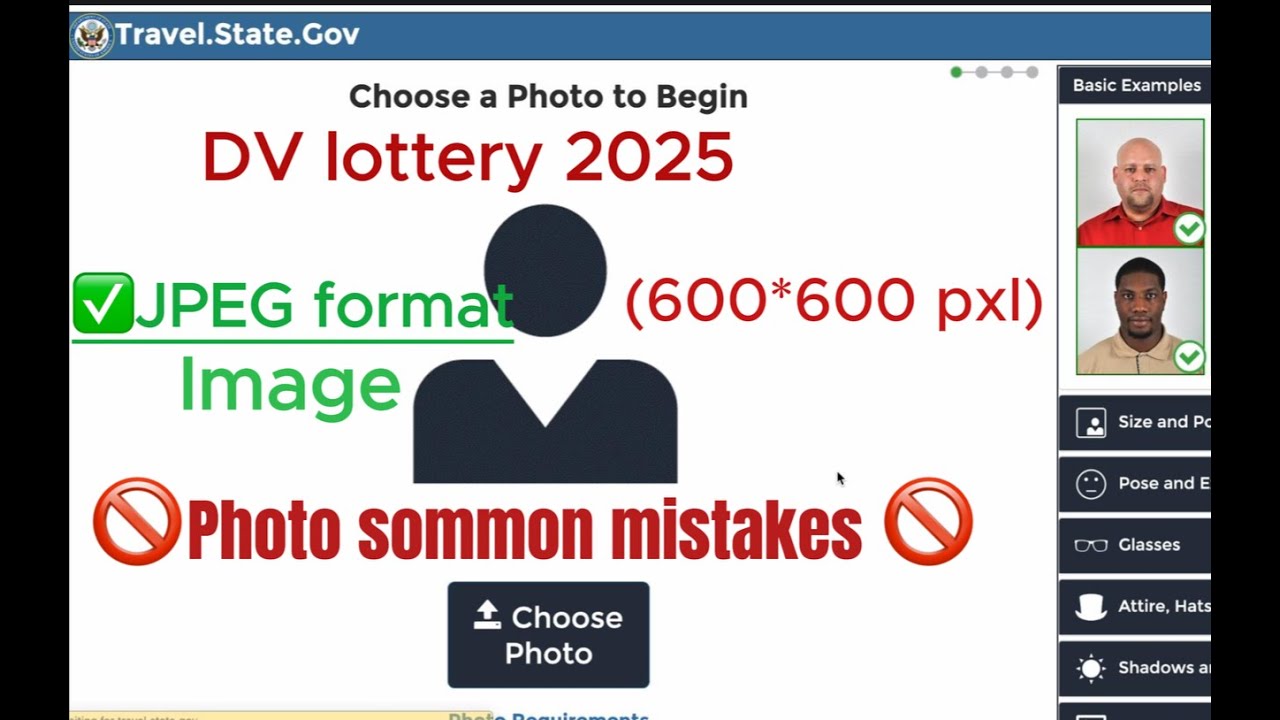 Avoid Common Photo Mistakes | DV lottery 2025 l फोटो यसरि मिलाउनुहोस l ...