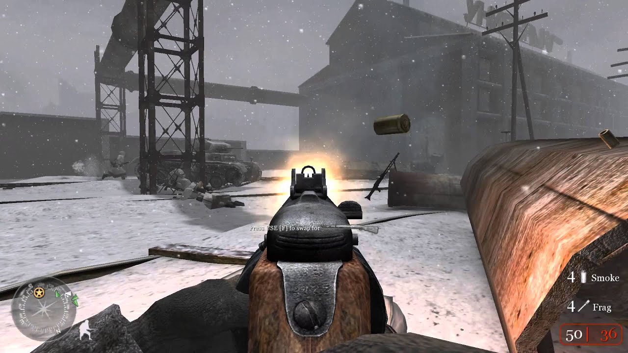 Call of Duty 2 Gameplay Walkthrough - 04 "The Pipeline" [1080p / 60 FPS ...