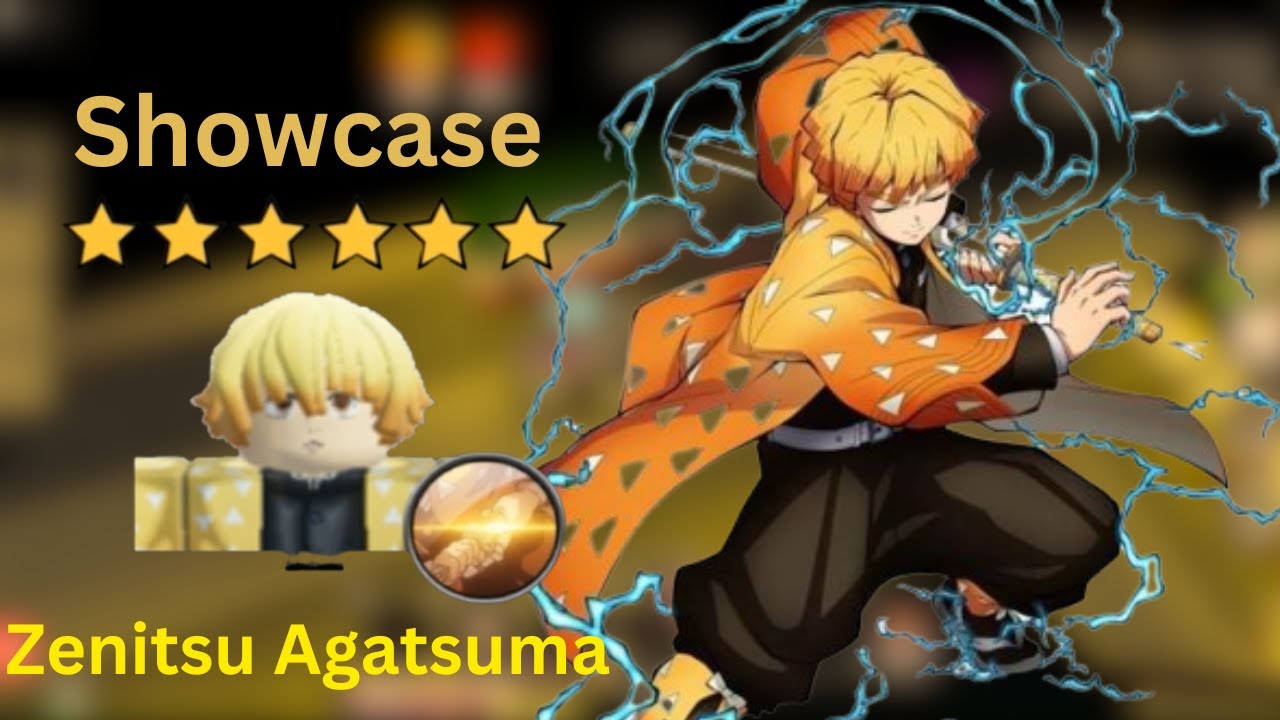 *NEW* Best Showcase Zenitsu Agatsuma 6 star | Demon Slayer Tower ...
