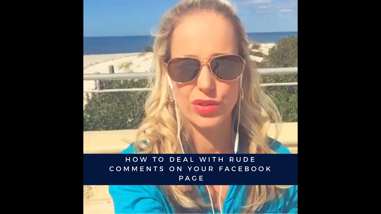How to Deal With Rude Comments on Your Facebook Page - YouTube