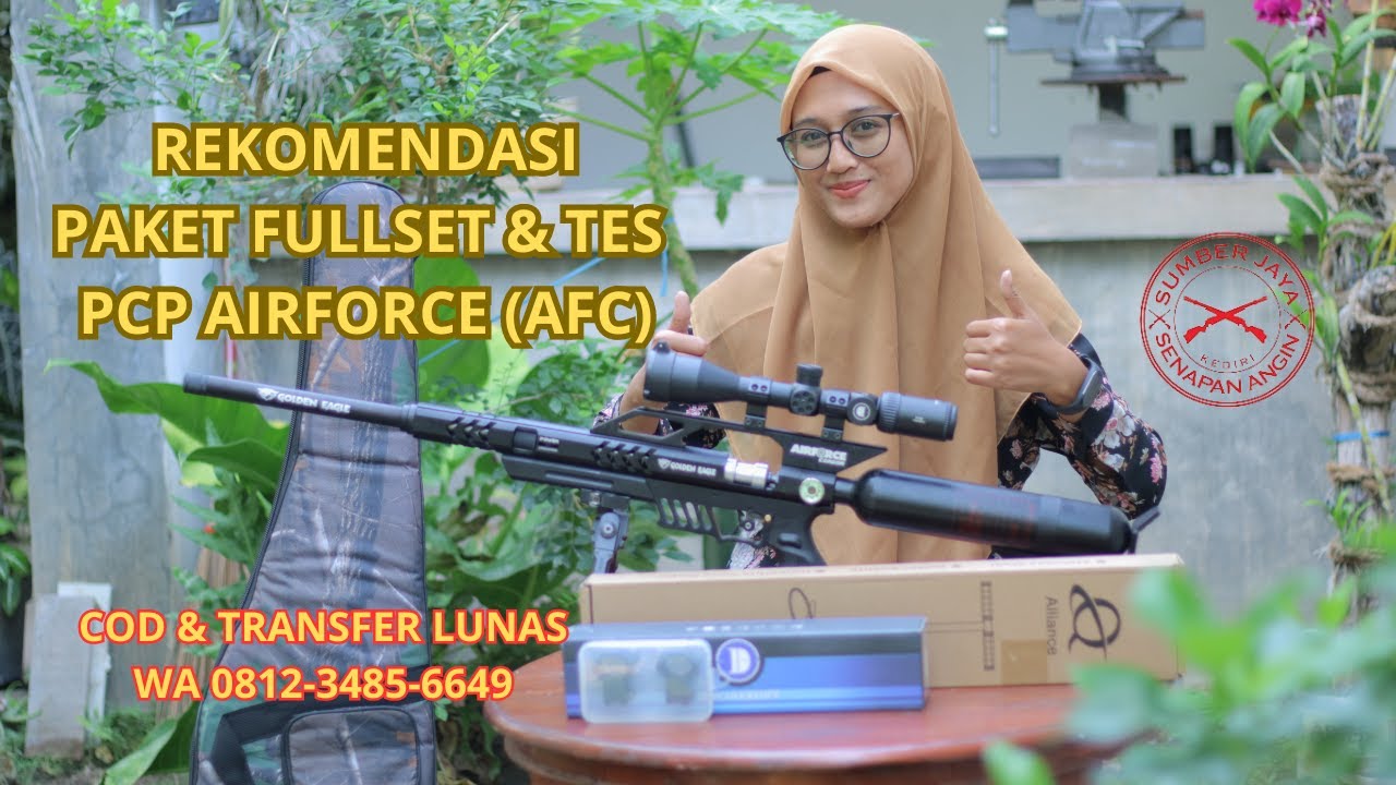 REKOMENDASI PAKET FULLSET LENGKAP DENGAN TES SENAPAN ANGIN PCP AIRFORCE ...