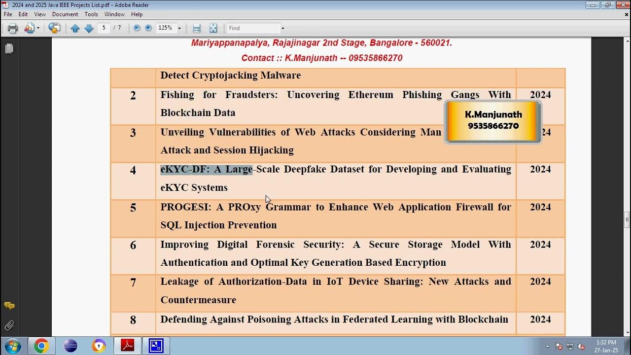 2024 and 2025 IEEE Java Projects - YouTube