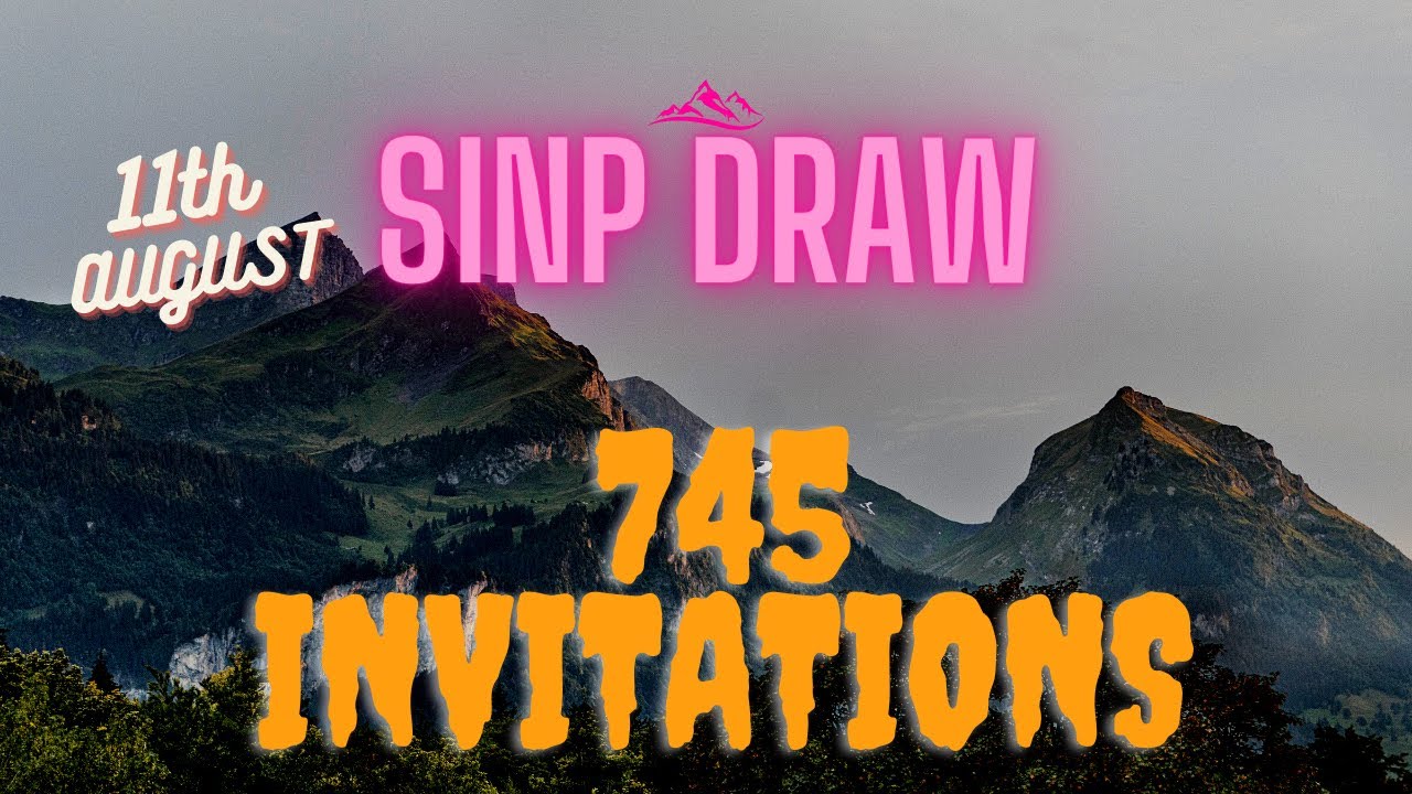 SINP PNP DRAW -745 INVITATIONS - LOW SCORE- CANADA PR-MAPLE LIGHT - YouTube