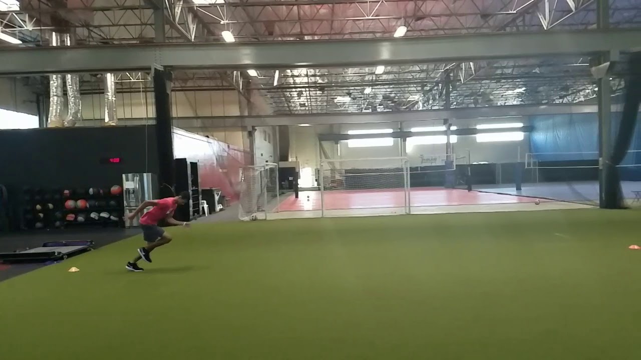 Crouch Position (Two Point Stance) Slow Motion - YouTube