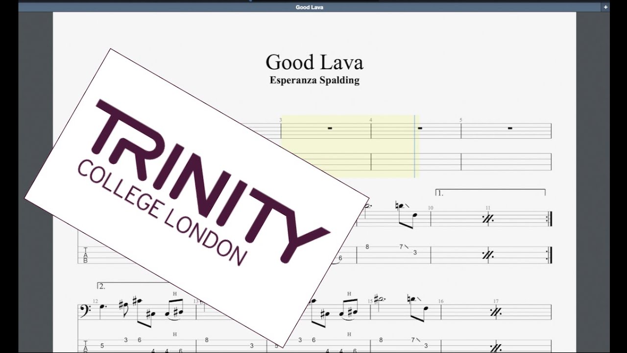 Good Lava Trinity Grade 8 Bass - YouTube