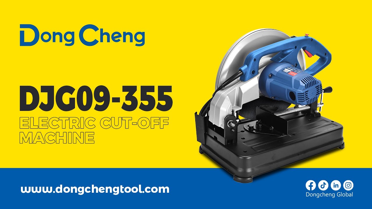 DongCheng DJG09-355 Electric Cut-off Machine - YouTube
