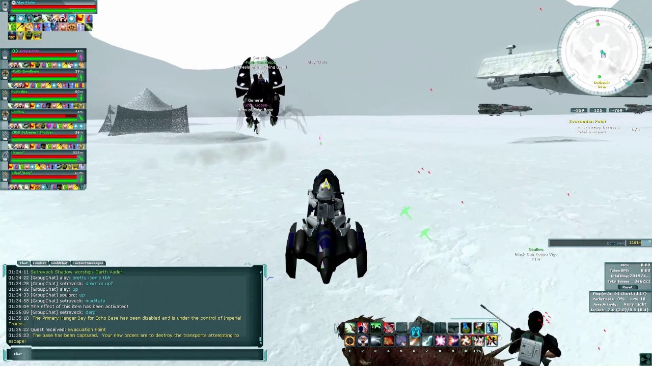 Star Wars Galaxies -- Hoth Echo Base Flawless Run (Imperial) (Part 3 ...