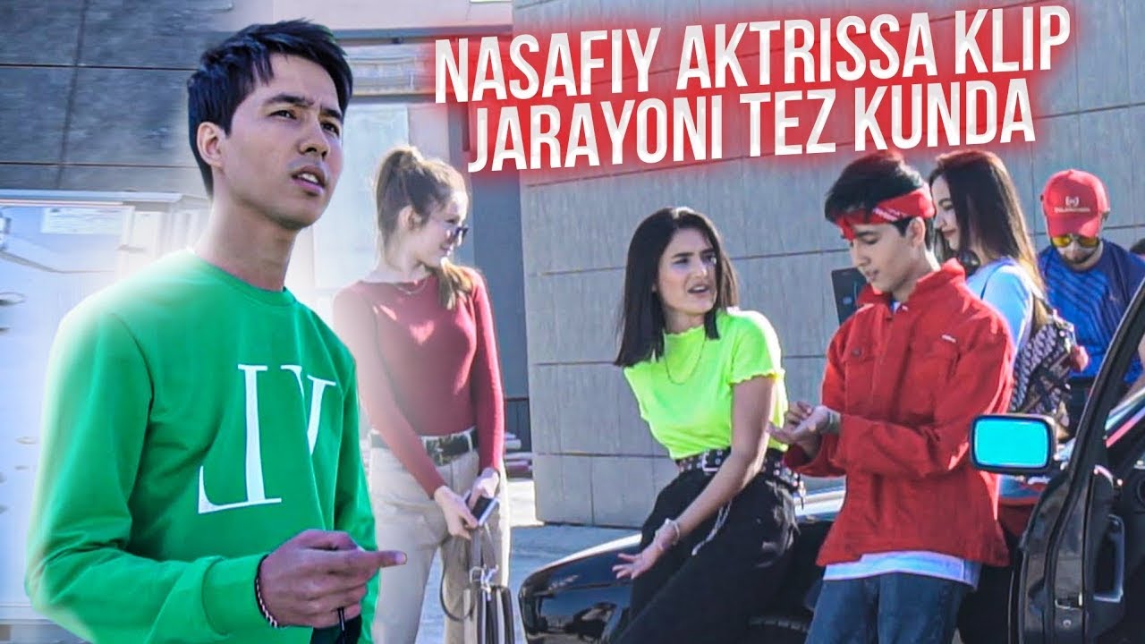 NASAFIY AKTRISSA KLIPINI OLISH JARAYONI - YouTube