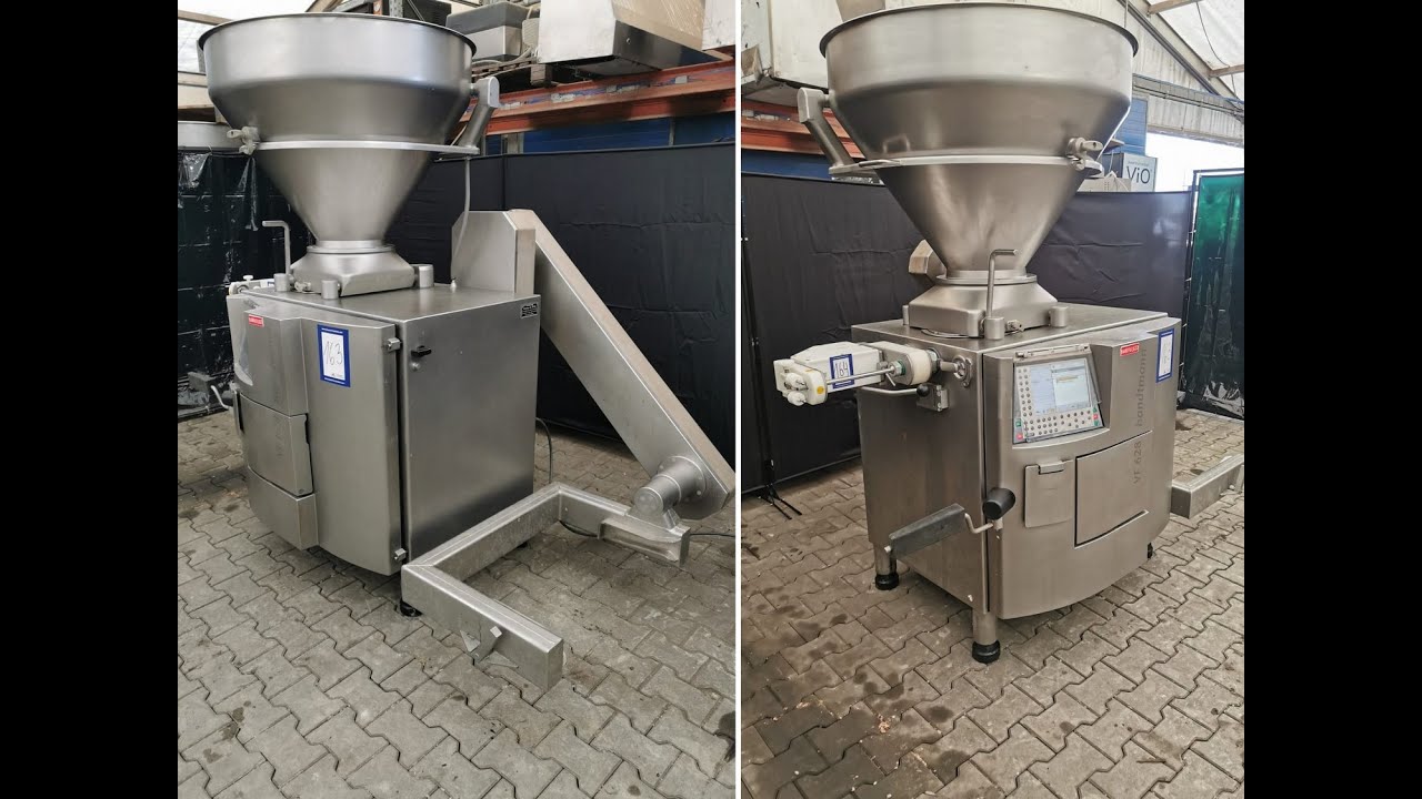 1158-163: Handtmann vacuum filling machine with lifter for 200 liter ...