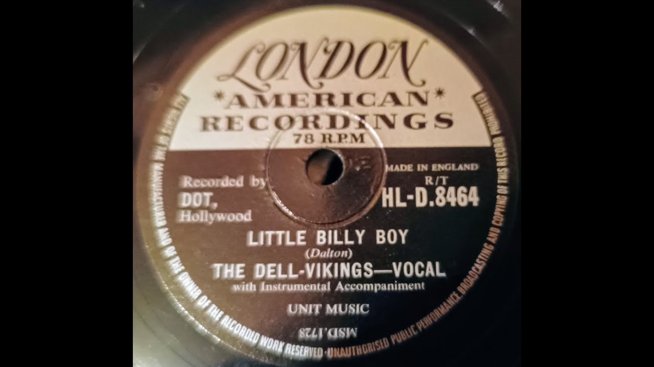 Little Billy Boy - The Dell-Vikings - 78rpm - YouTube