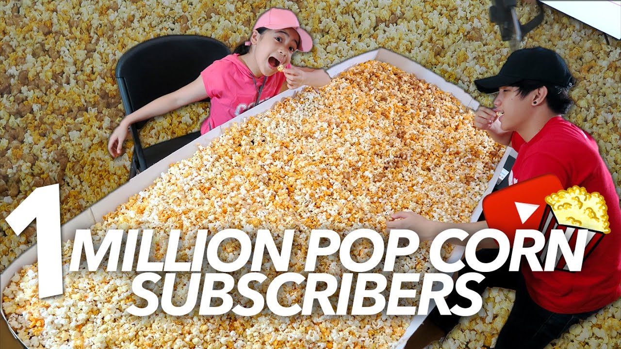 ONE MILLION POP CORN SUBSCRIBERS PARTY | Ranz and Niana - YouTube