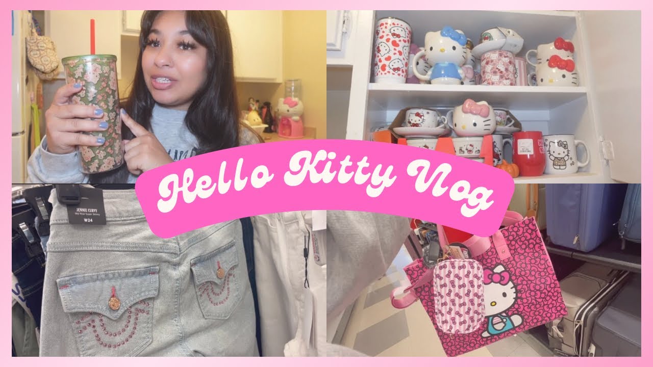 Get Ready With Me To Go Shopping🎀 A Hello Kitty Vlog - YouTube