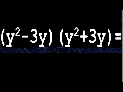 (y2-3y)(y2+3y)= escribir por simple inspeccion el resultado y ...