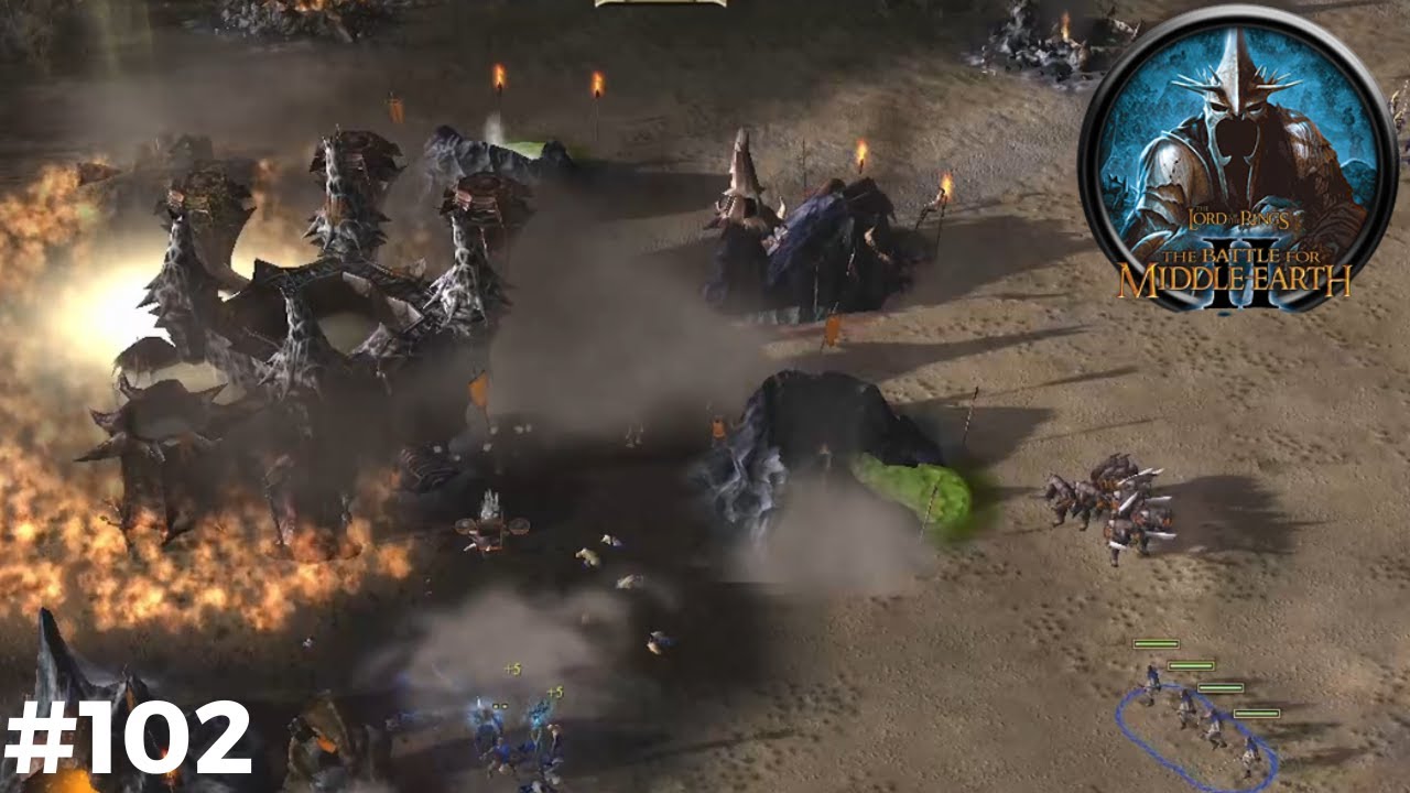 Lord Of The Rings Battle For Middle Earth 2 RotWK (Pc Gameplay 102) vs ...