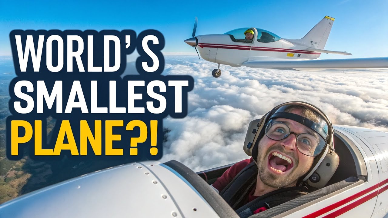 Flying in the World’s Smallest Plane Over Best Travel Adventure - YouTube