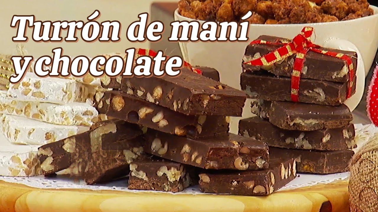 Turrón de maní y chocolate - YouTube
