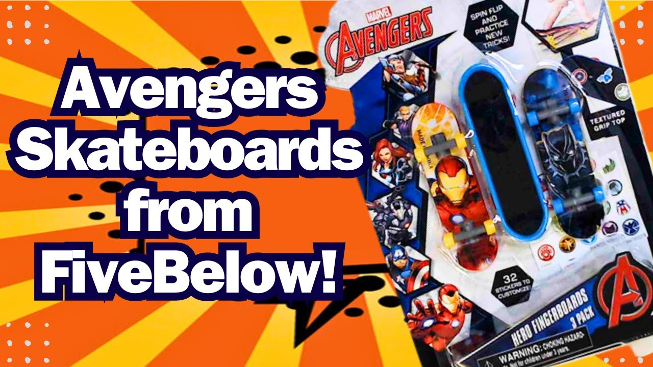 Avengers Skateboards from FiveBelow! - YouTube