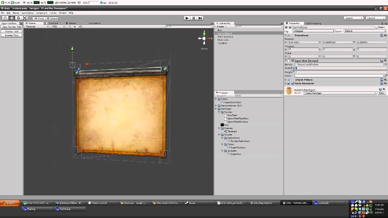 3d Gui Test: Resize Tool - YouTube