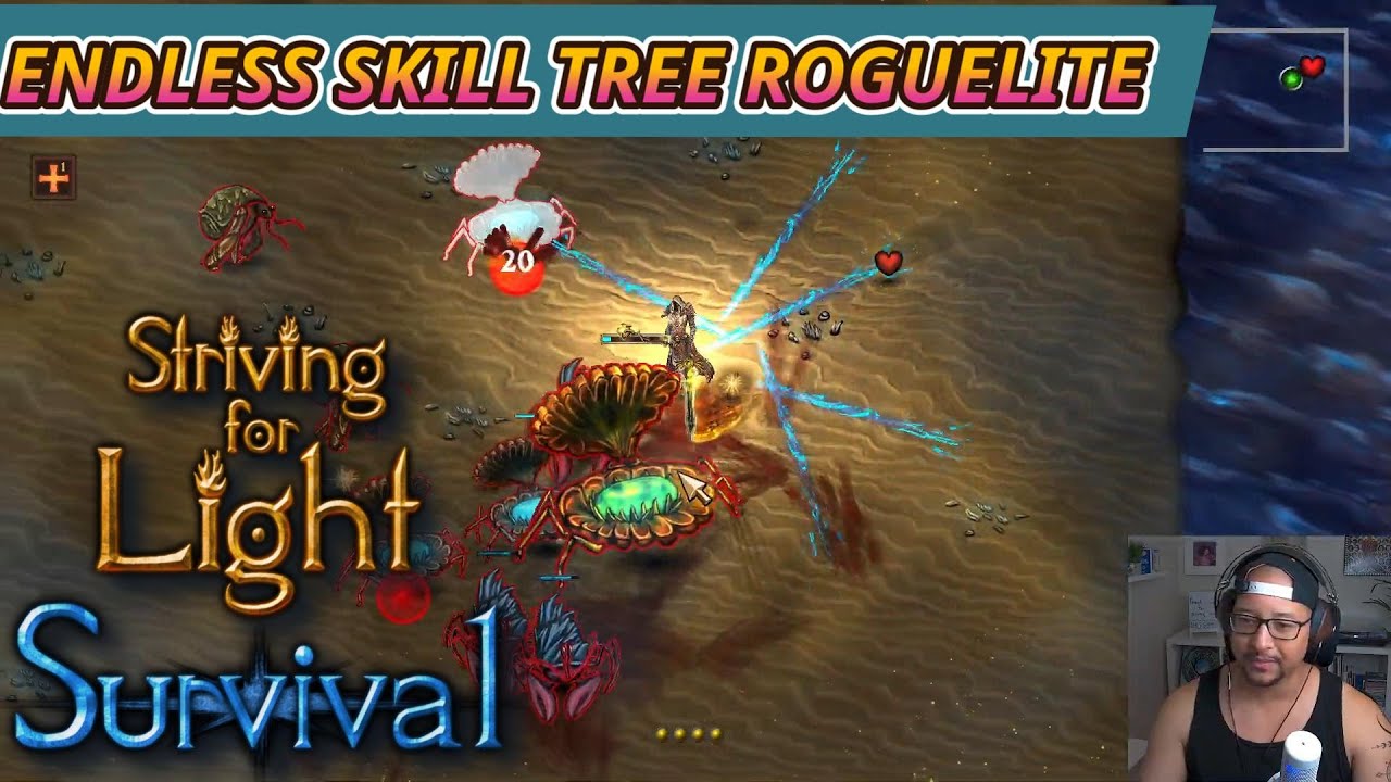 ENDLESS SKILL-TREE in This Arena Roguelike Game! (Striving For Light ...