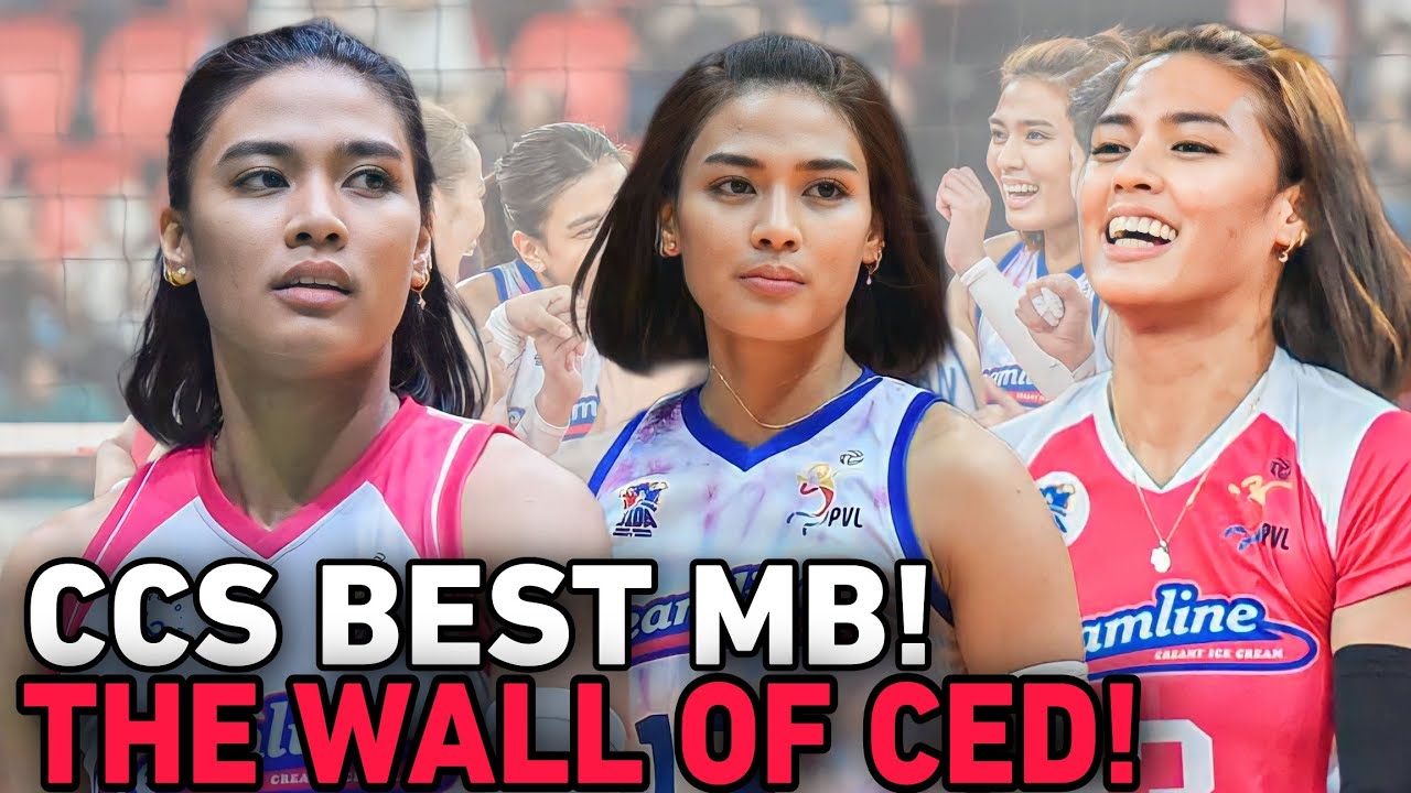 CED " BEST MIDDLE BLOCKER" Era! The Wall of Creamline! - YouTube