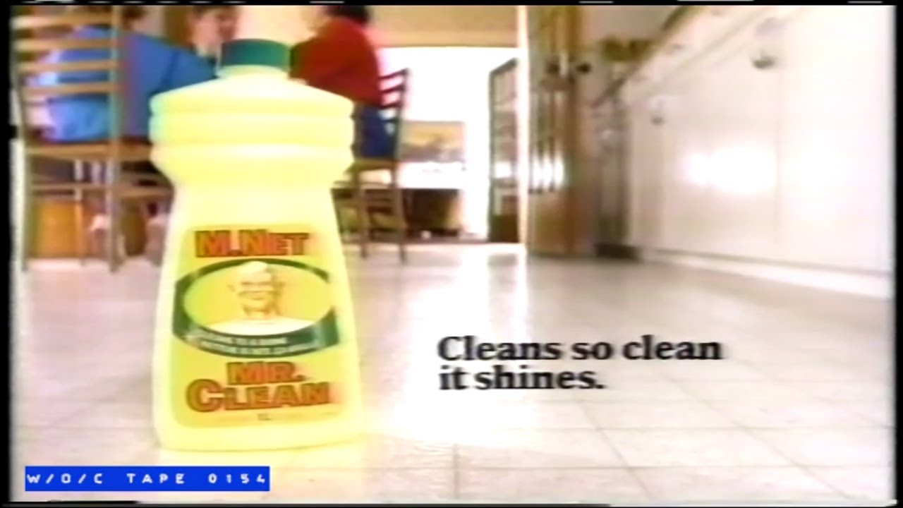 Mr. Clean Commercial - 1987 - YouTube