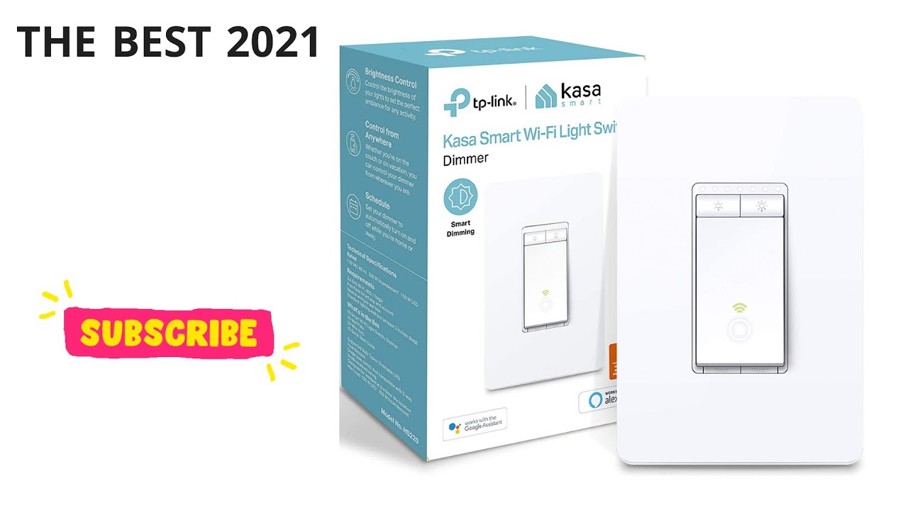 Kasa Smart Dimmer Switch HS220, Single Pole, Needs Neutral Wire, 2 4GHz ...