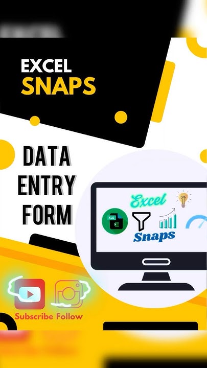 How to Create Data Entry Form in Excel || Automated Data Entry Form in ...