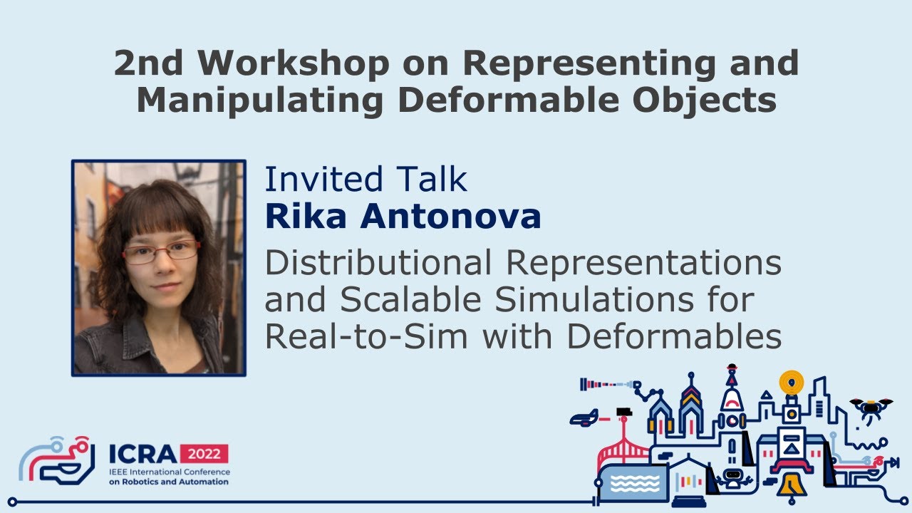 RMDO Workshop 2022 @ICRA - Invited Talk: Rika Antonova - YouTube