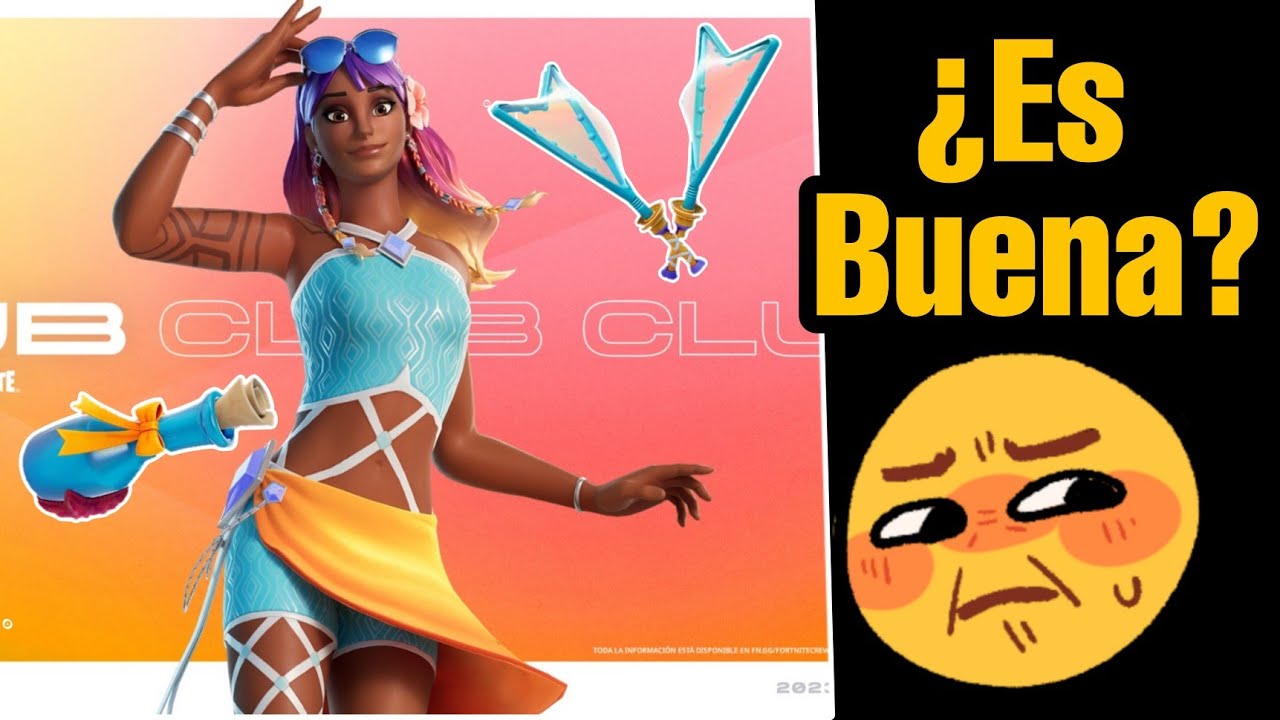 ¿VALE la PENA COMPRAR la SKIN MARINABELLE? Club de Fortnite Julio 2023 ...