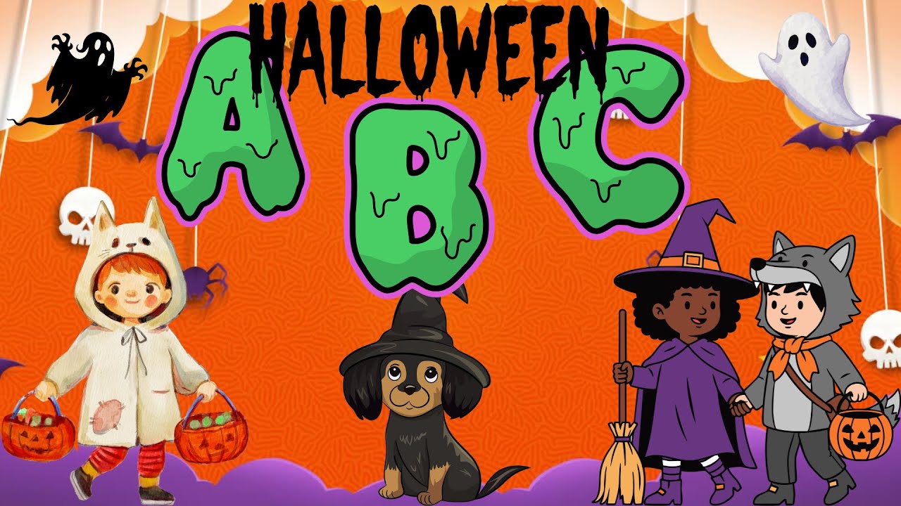 Spooky ABC Song | Learn A to Z in Happy Halloween | Educational Kids ...
