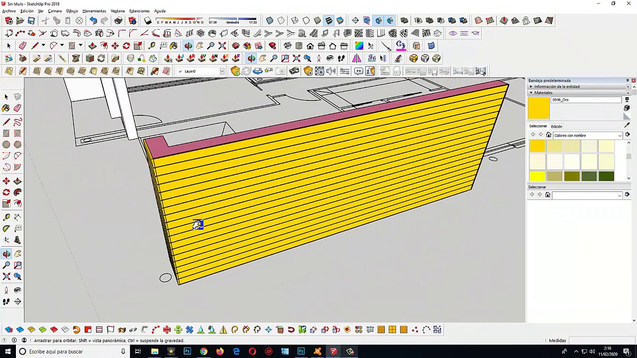 Tutorial Sketchup como crear cladding - YouTube