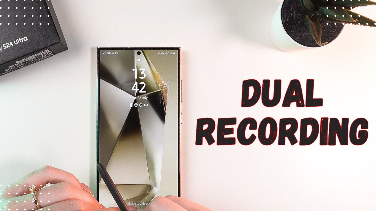 How To Record Video With Both Cameras (DUAL RECORD) On Samsung Galaxy ...