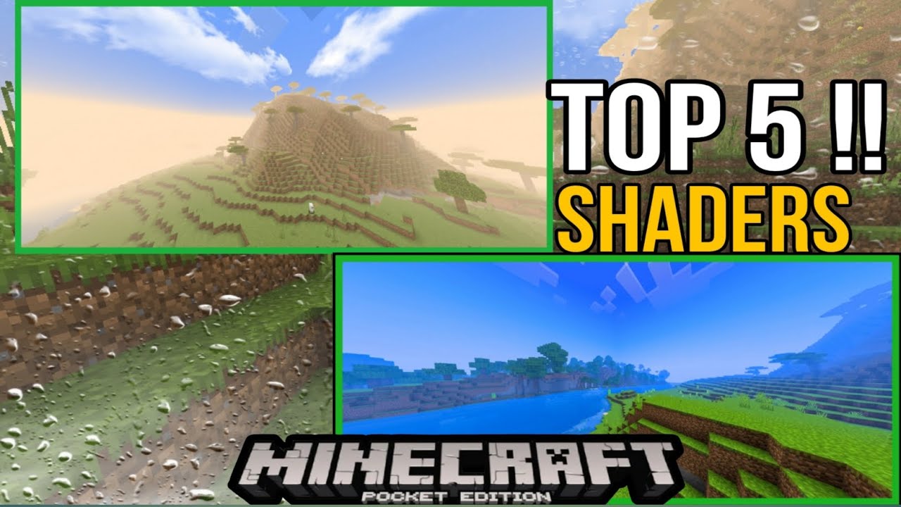 Top 5 Shaders For Minecraft PE || Ghostyy - YouTube