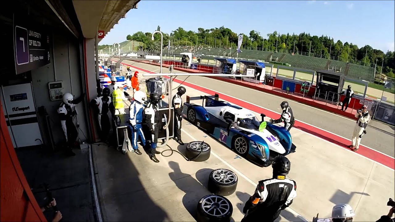 University of Bolton LMP3 Pit stop 3 - YouTube