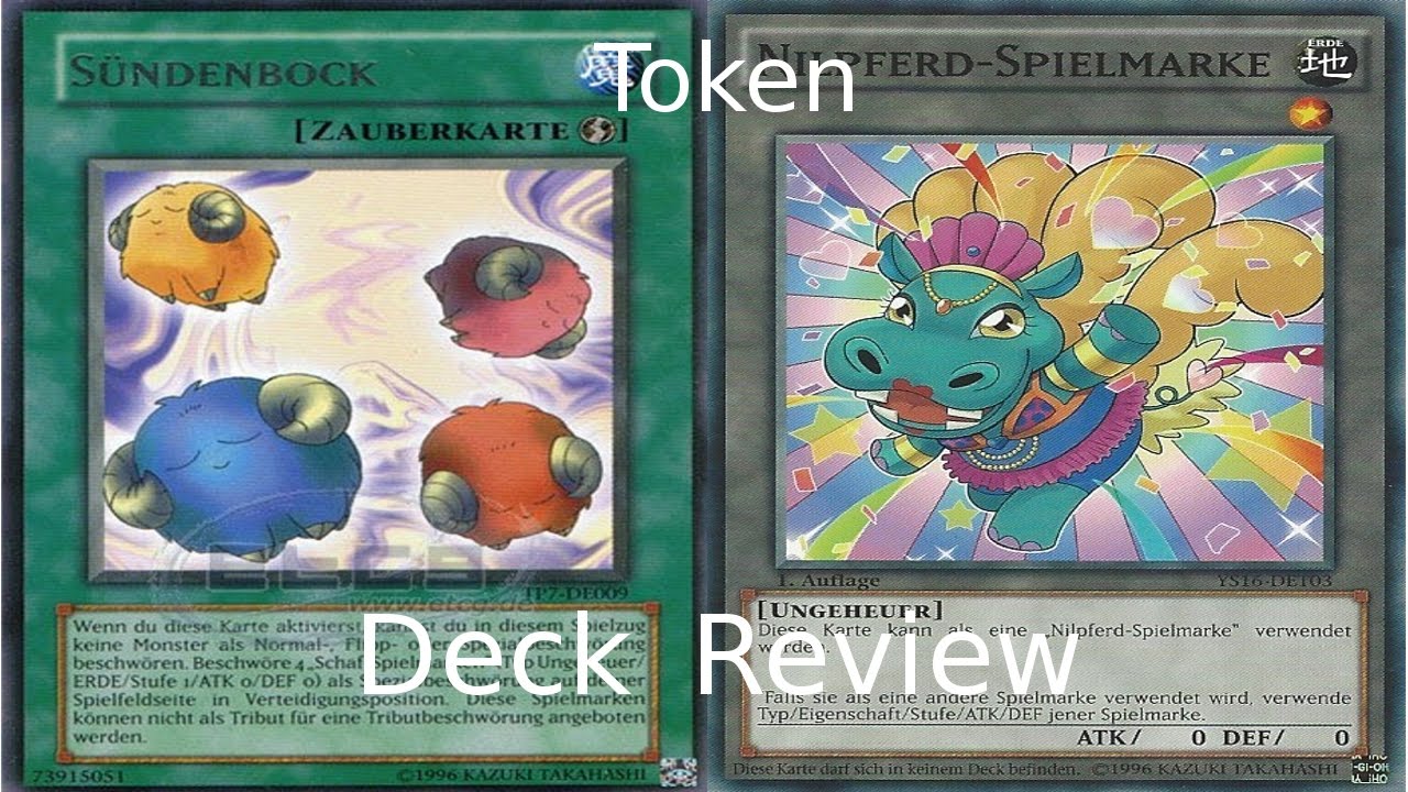 Yu-Gi-Oh Deck Profile | Spielmarken/Token Deck [German/FullHD] - YouTube