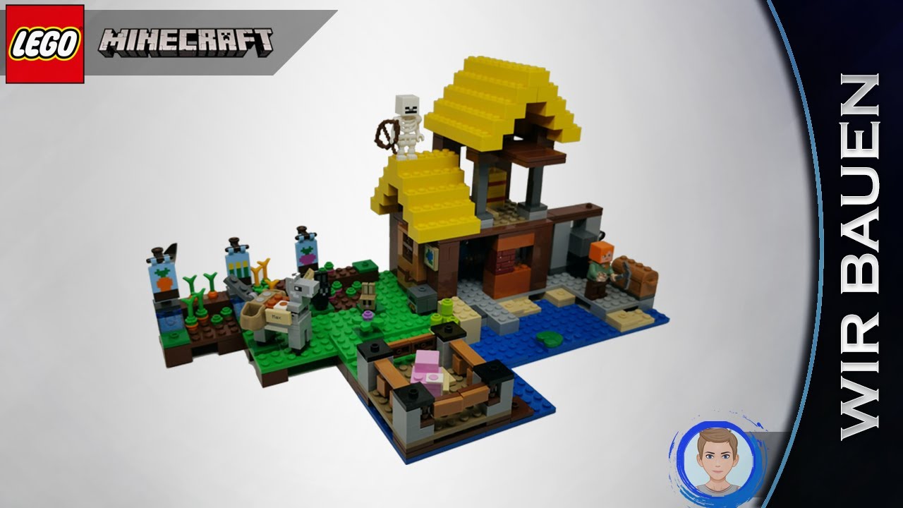 WirBauen | Lego Minecraft 21144 – Die Farm | Schnellaufbau - YouTube