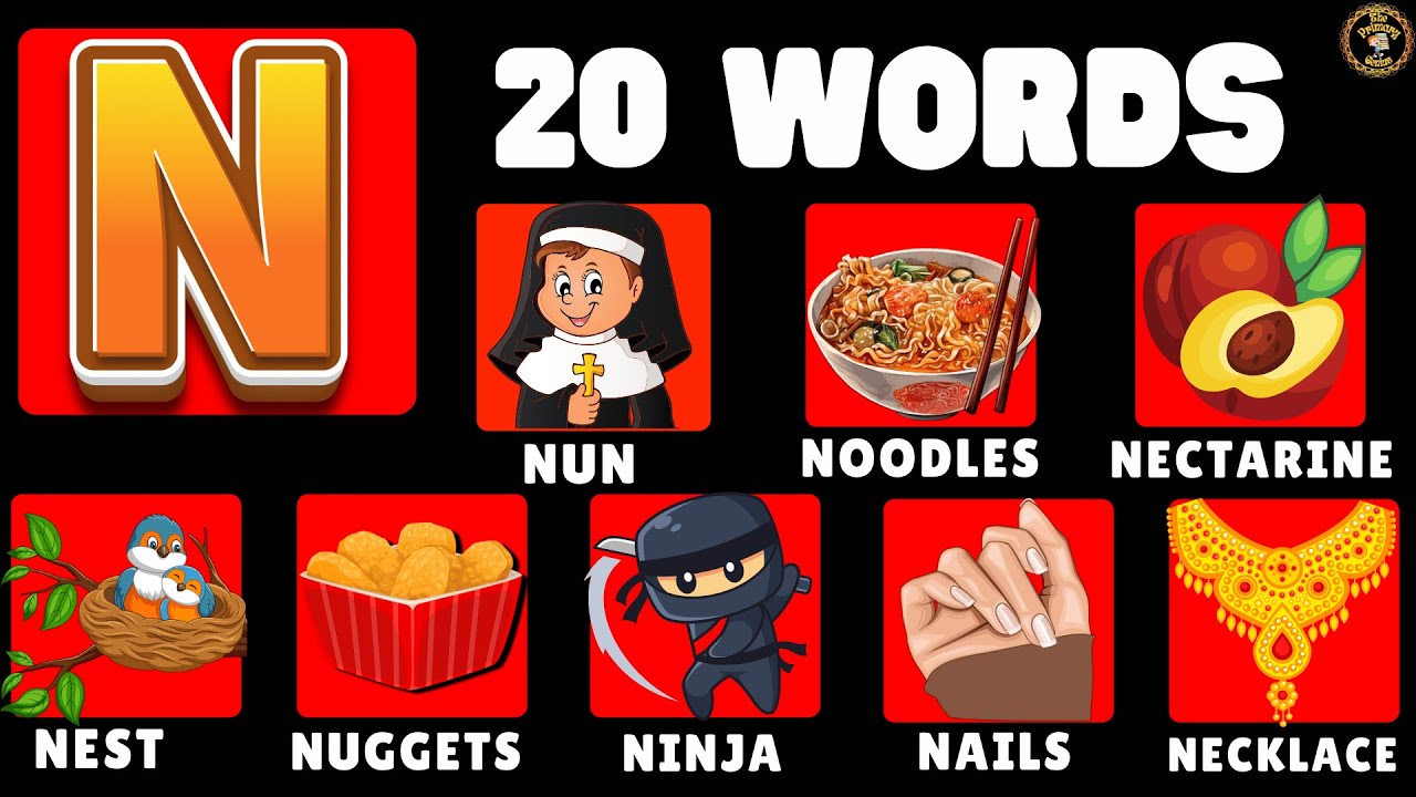 N Letter Words | N Letters Words in English | ABCD | Alphabet ...