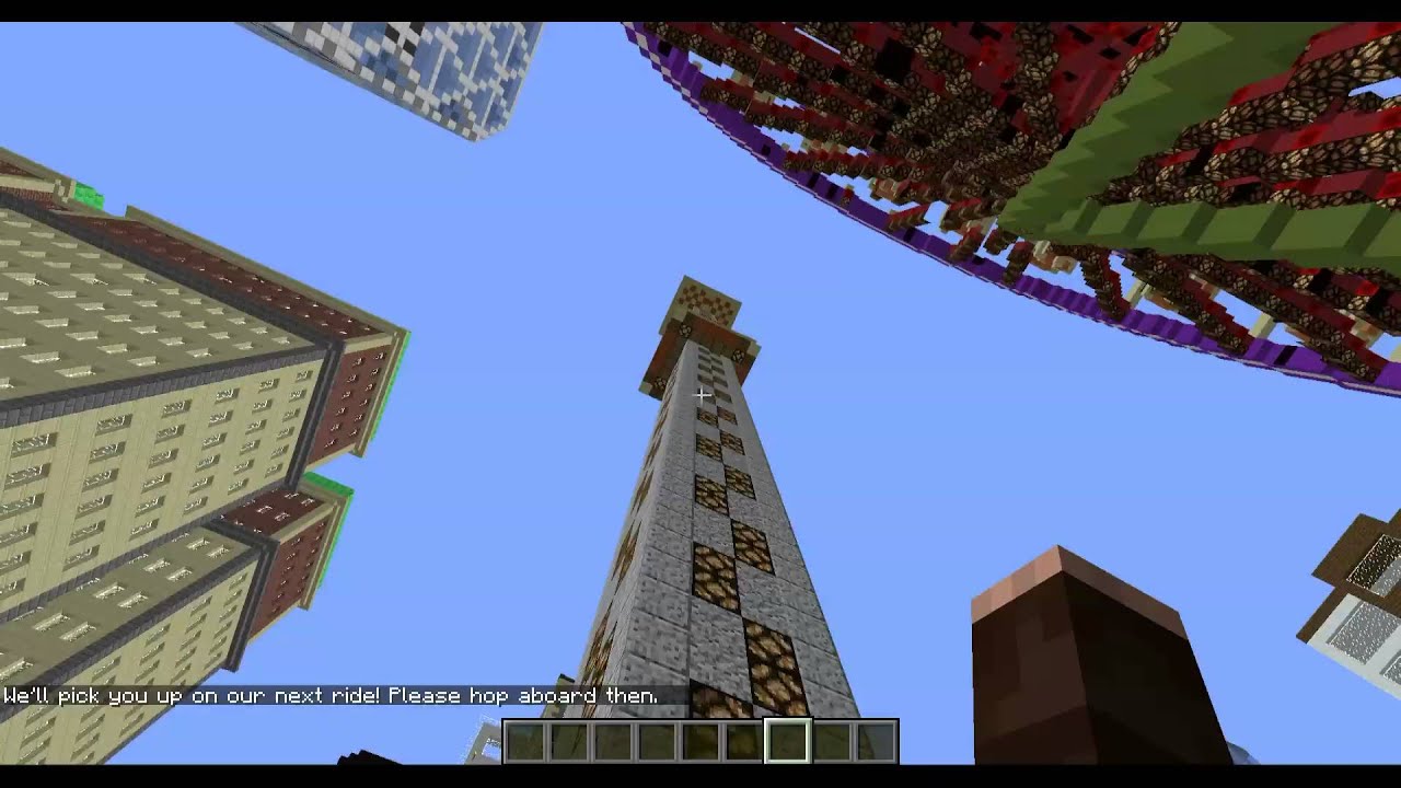RIDE THE FREEFALL AND FERRIS WHEEL (Instant Massive Structures Mod ...