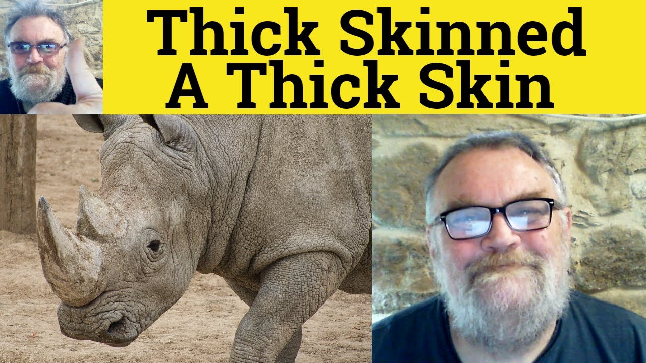 🔵 Thick Skinned Meaning - A Thick Skin Defined - Thick Skinned ...
