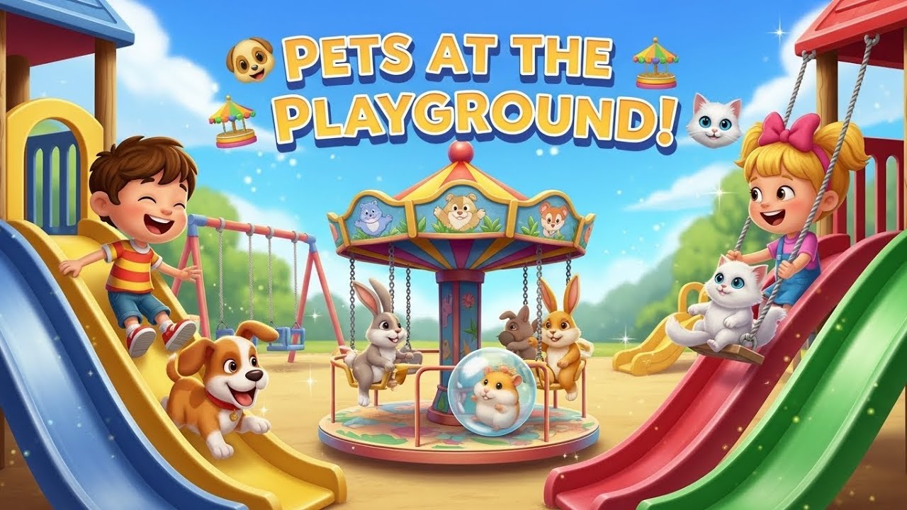 Pets at the Playground | Fun Pet Adventure for Kids | Animagic Studio ...