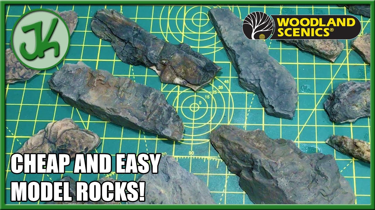 Cheap and Easy Model Rocks! - YouTube