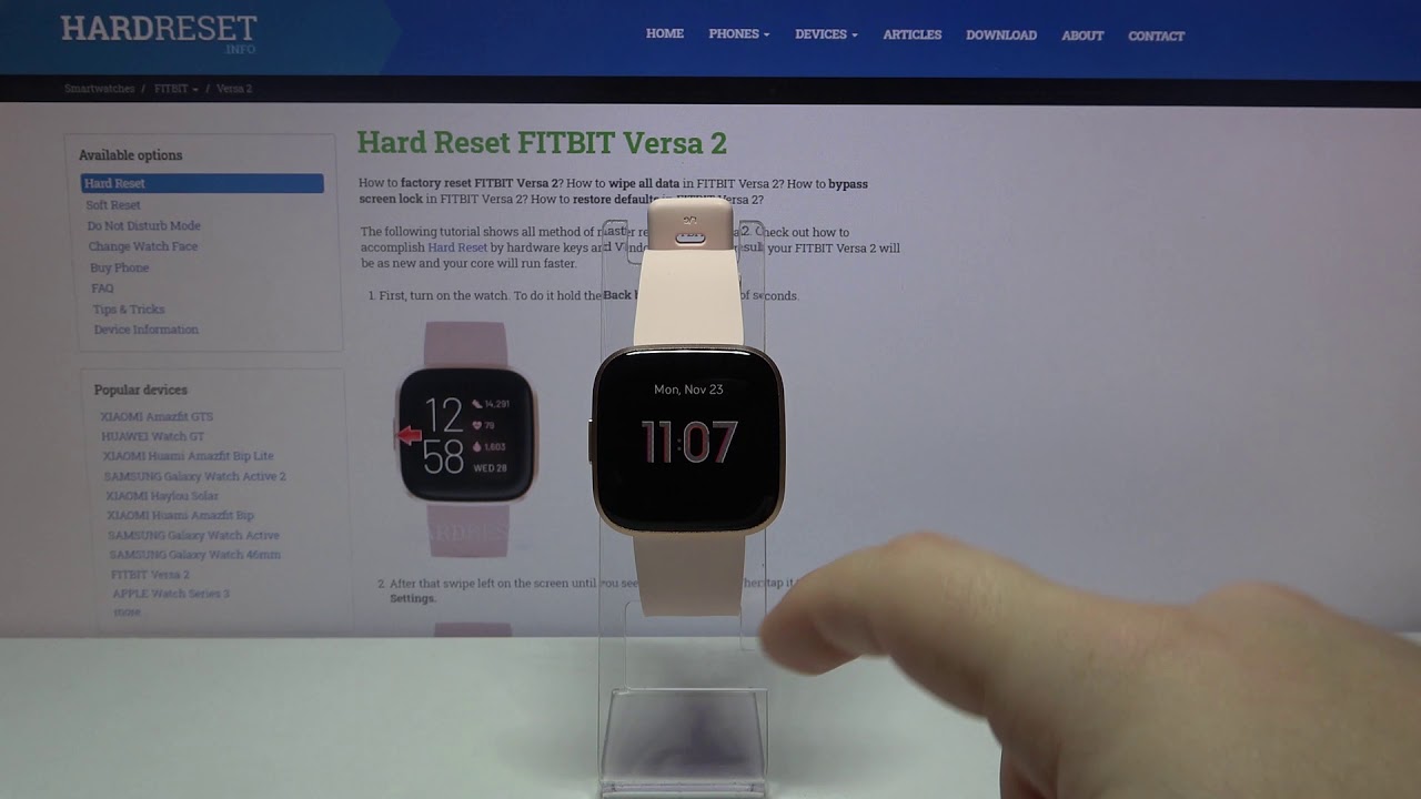 How to Activate Always-On Display in FITBIT Versa 2 – Personalize ...